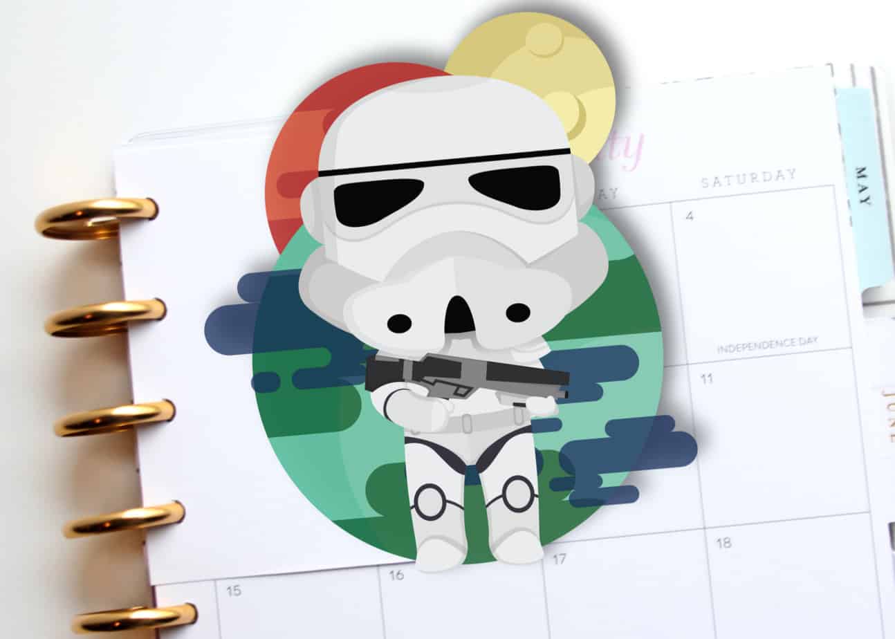 FREE Star Wars Printable Planner Stickers & Tab Dividers - A Country ...