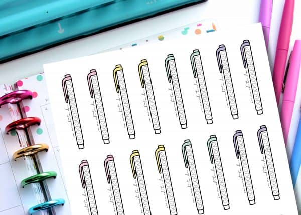 Free Printable Checklist Planner Stickers For The List Makers - A ...