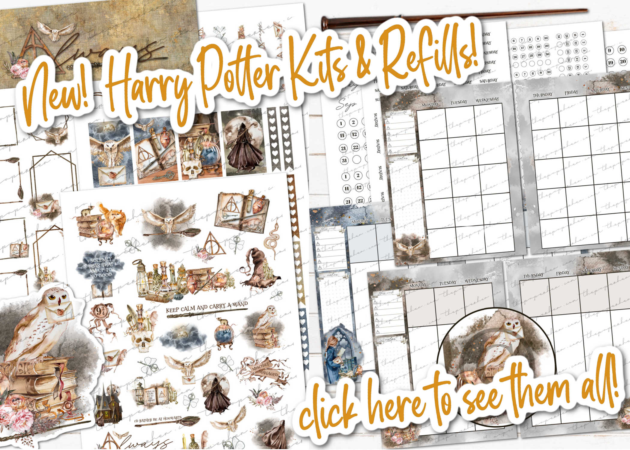 FREE Harry Potter Planner Printable {CUTE!} - A Country Girl's Life