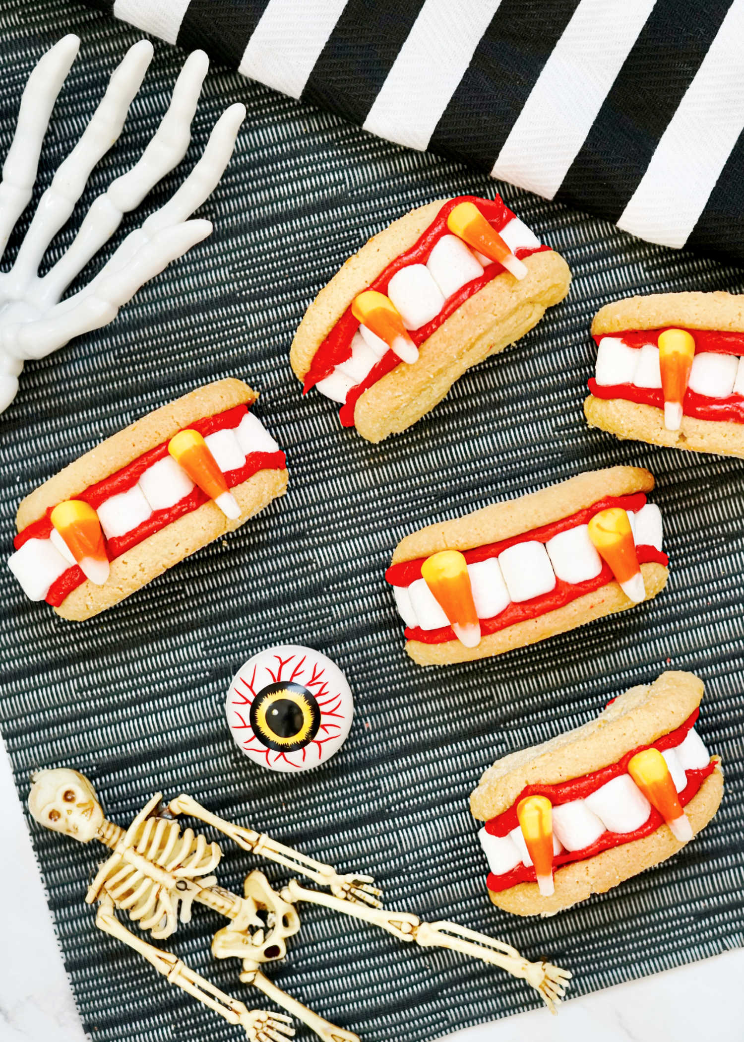 Vampire Fang Cookies {EASY Halloween Treat} - A Country Girl's Life