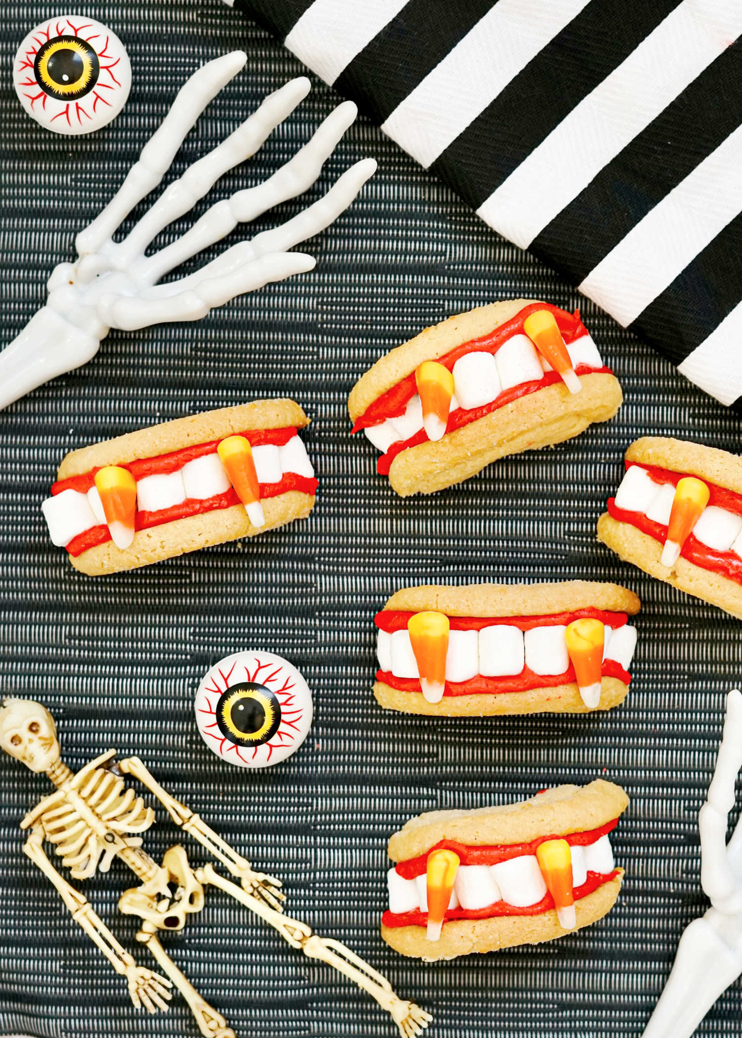Vampire Fang Cookies {EASY Halloween Treat} - A Country Girl's Life