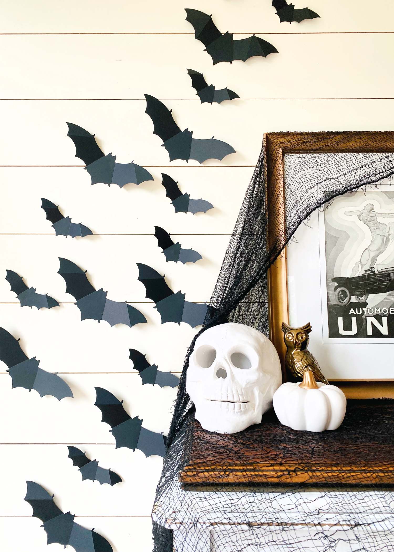 FREE Printable Bats Templates for a Bat Wall {Cricut Craft} - A Country ...