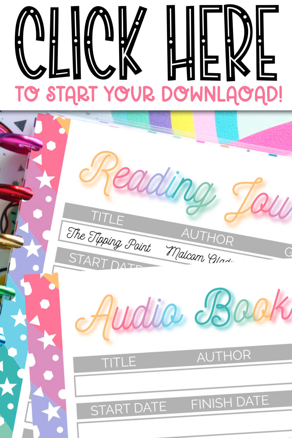 FREE Printable Reading Journal for Die Hard Booklovers! - A Country ...