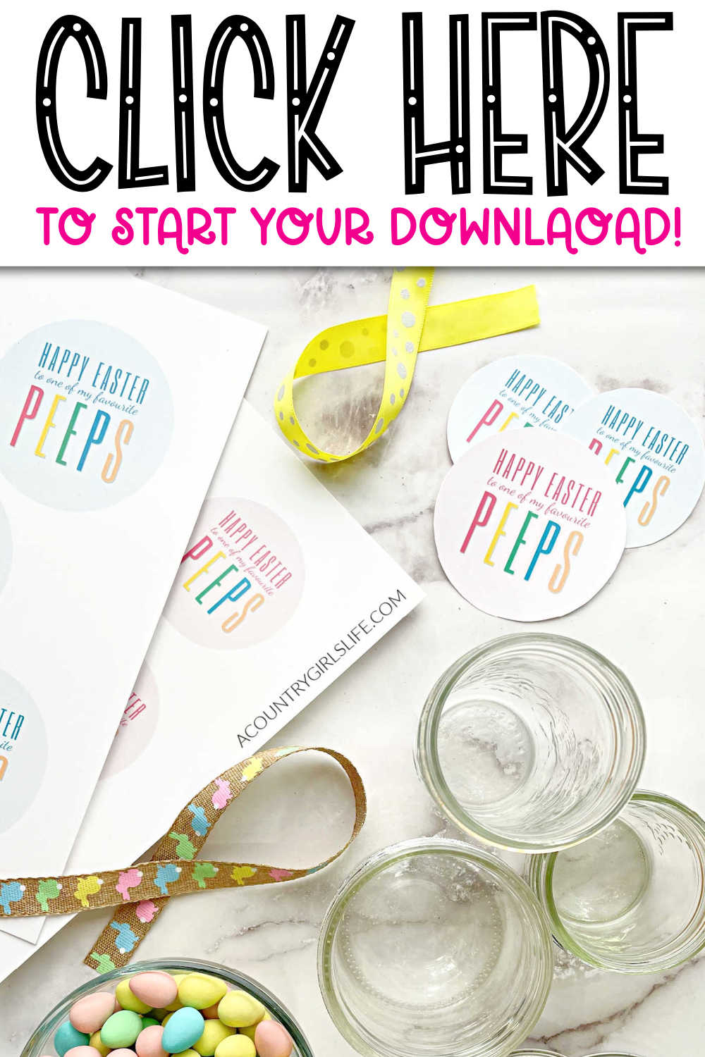 DIY Easter Gifts for Friends {+FREE PRINTABLES!} - A Country Girl's Life