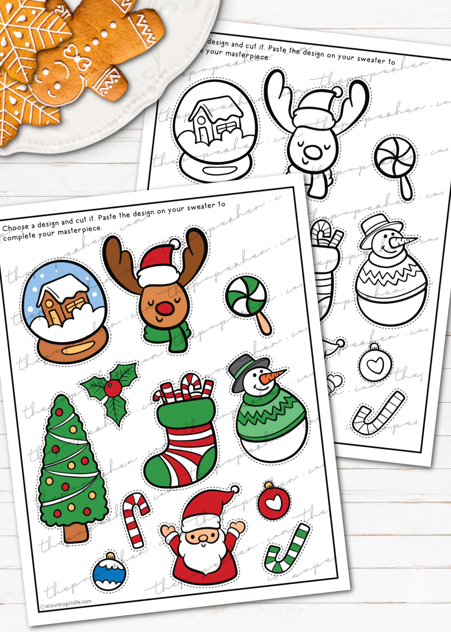 Ugly Sweater Coloring Page (FREE PRINTABLE!) - A Country Girl's Life