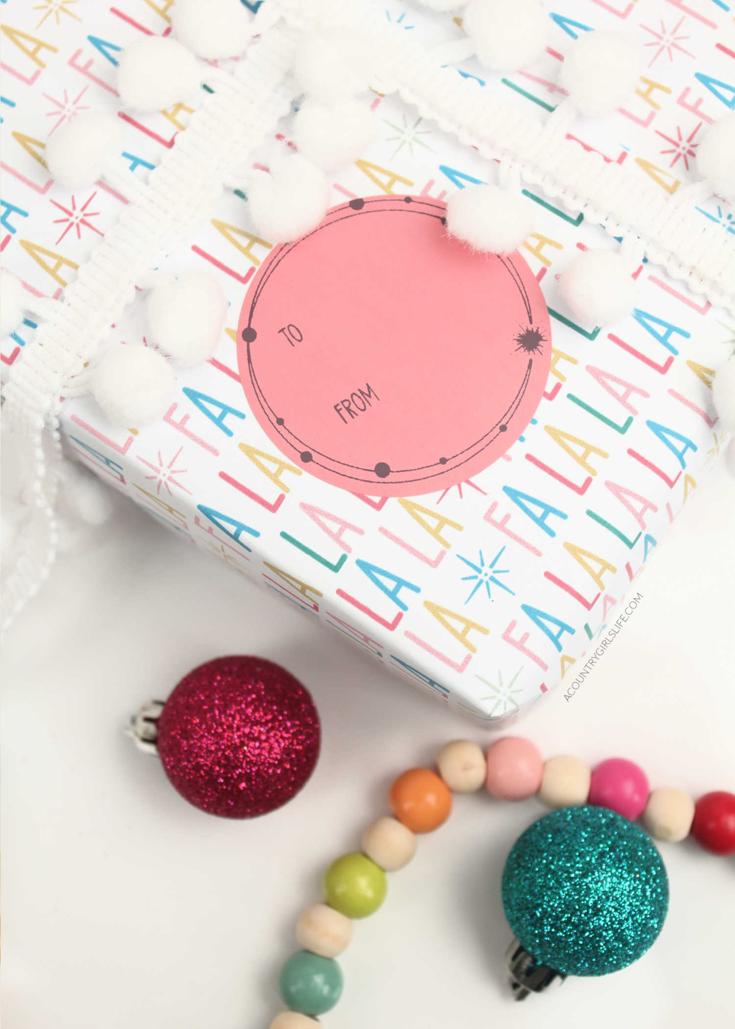 FREE Christmas Gift Labels & Wrapping Paper! - A Country Girl's Life