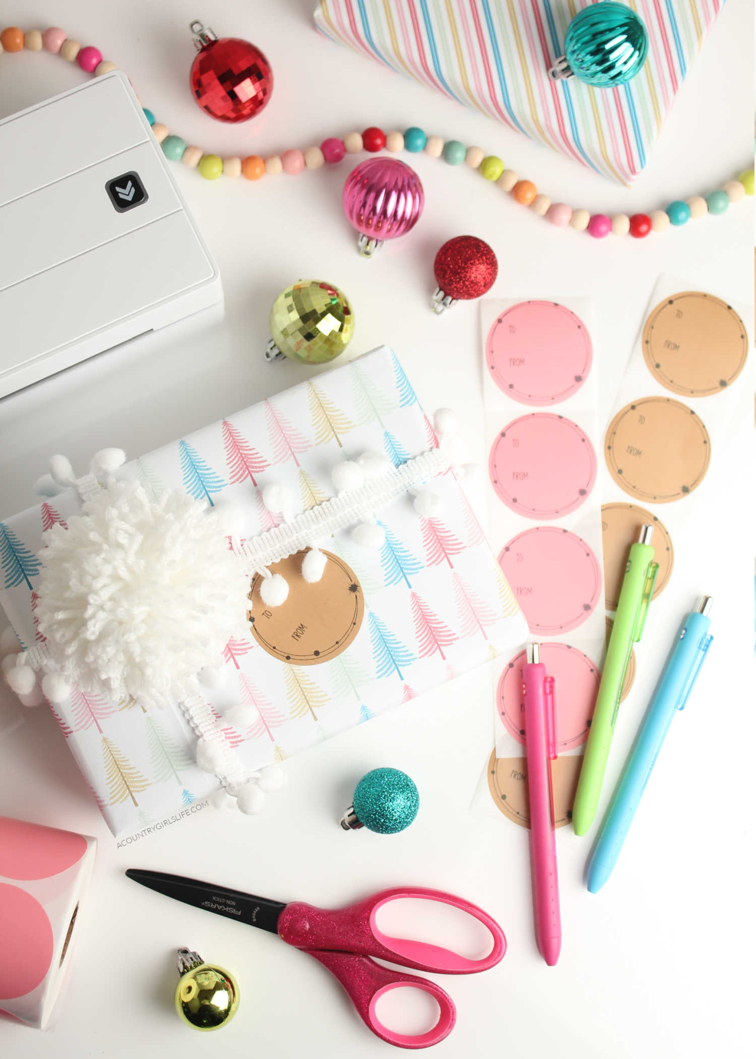 FREE Christmas Gift Labels & Wrapping Paper! - A Country Girl's Life