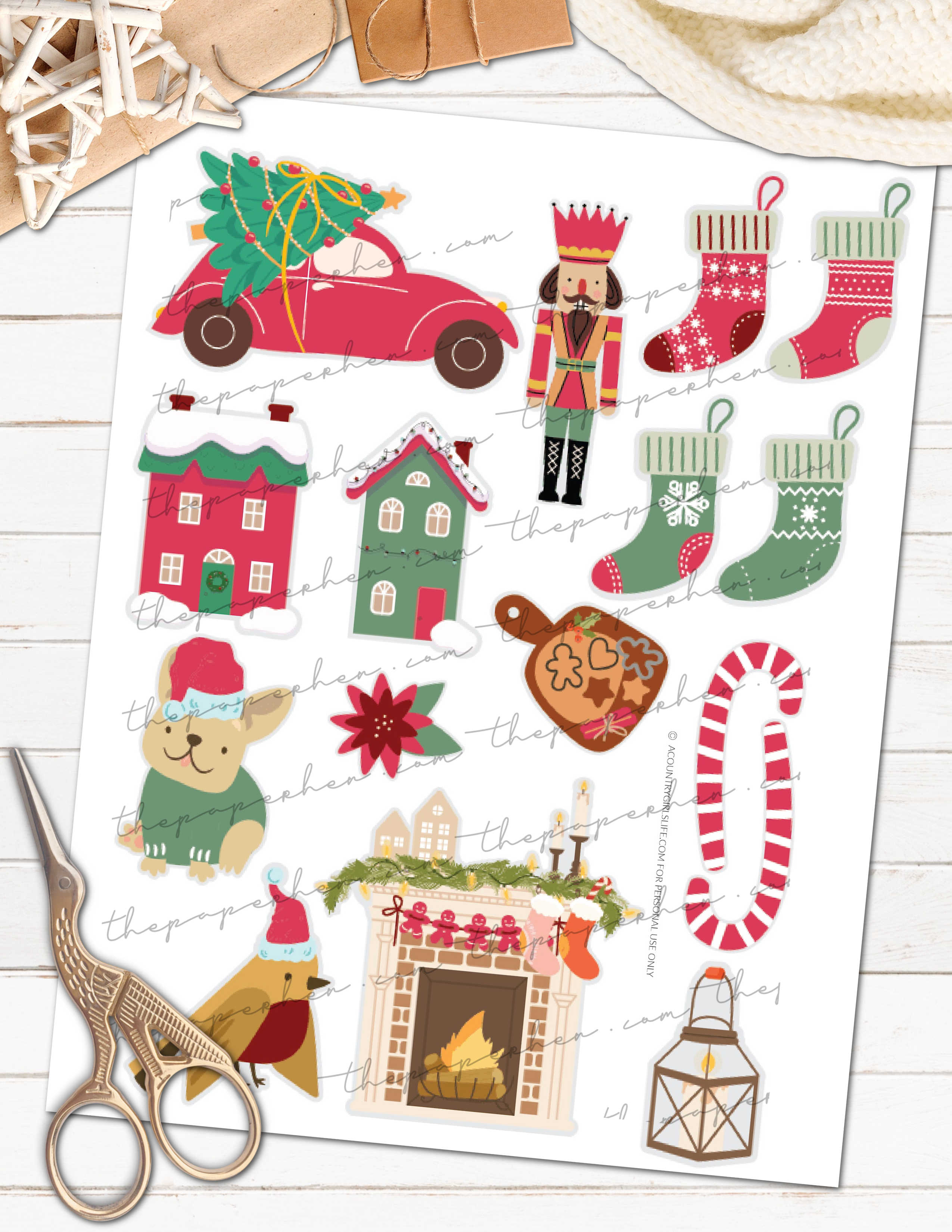 FREE Cricut Christmas Gift Tags - A Country Girl's Life