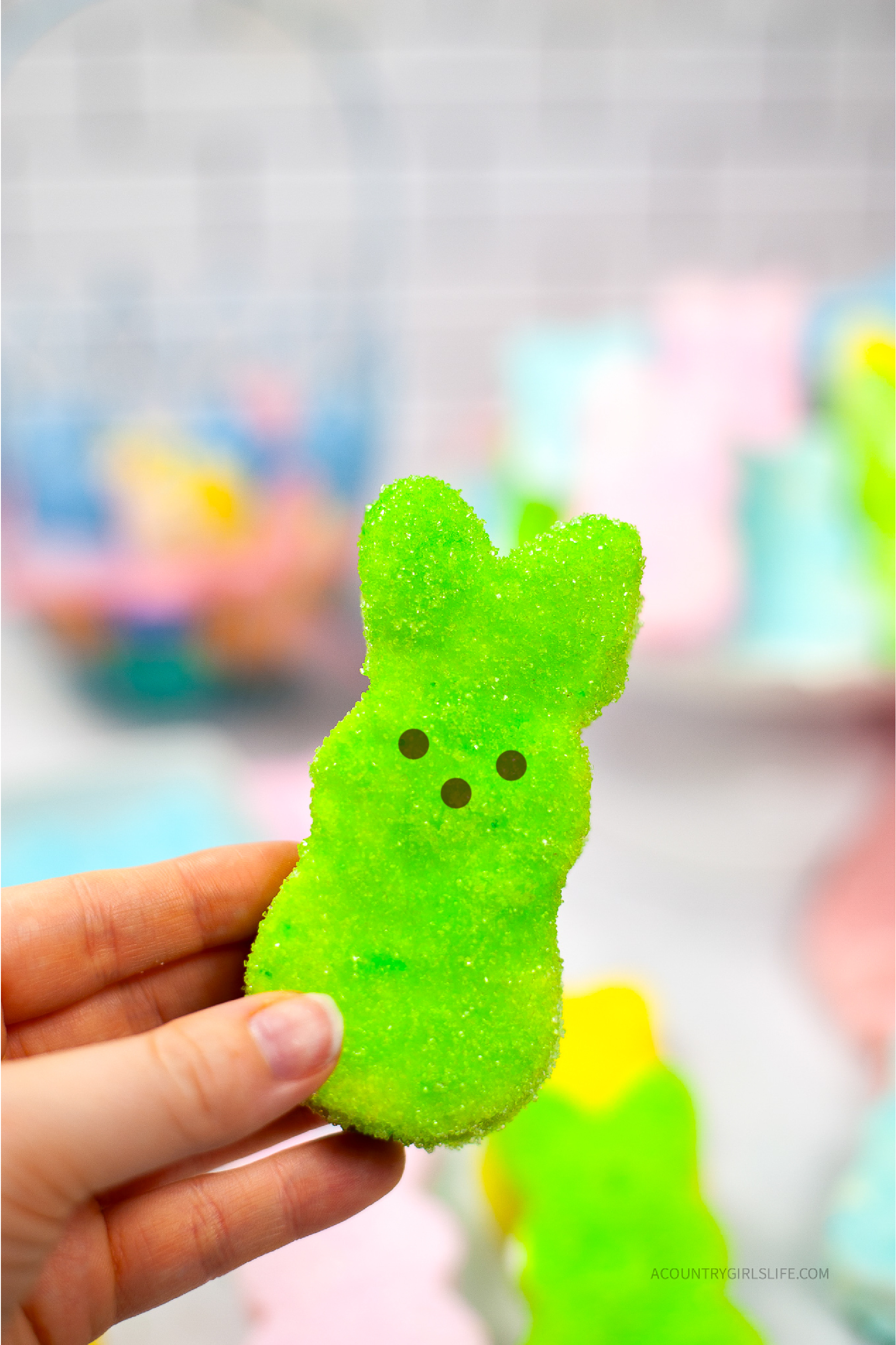 Homemade Marshmallow Peeps +FREE PEEPS TEMPLATE - A Country Girl's Life
