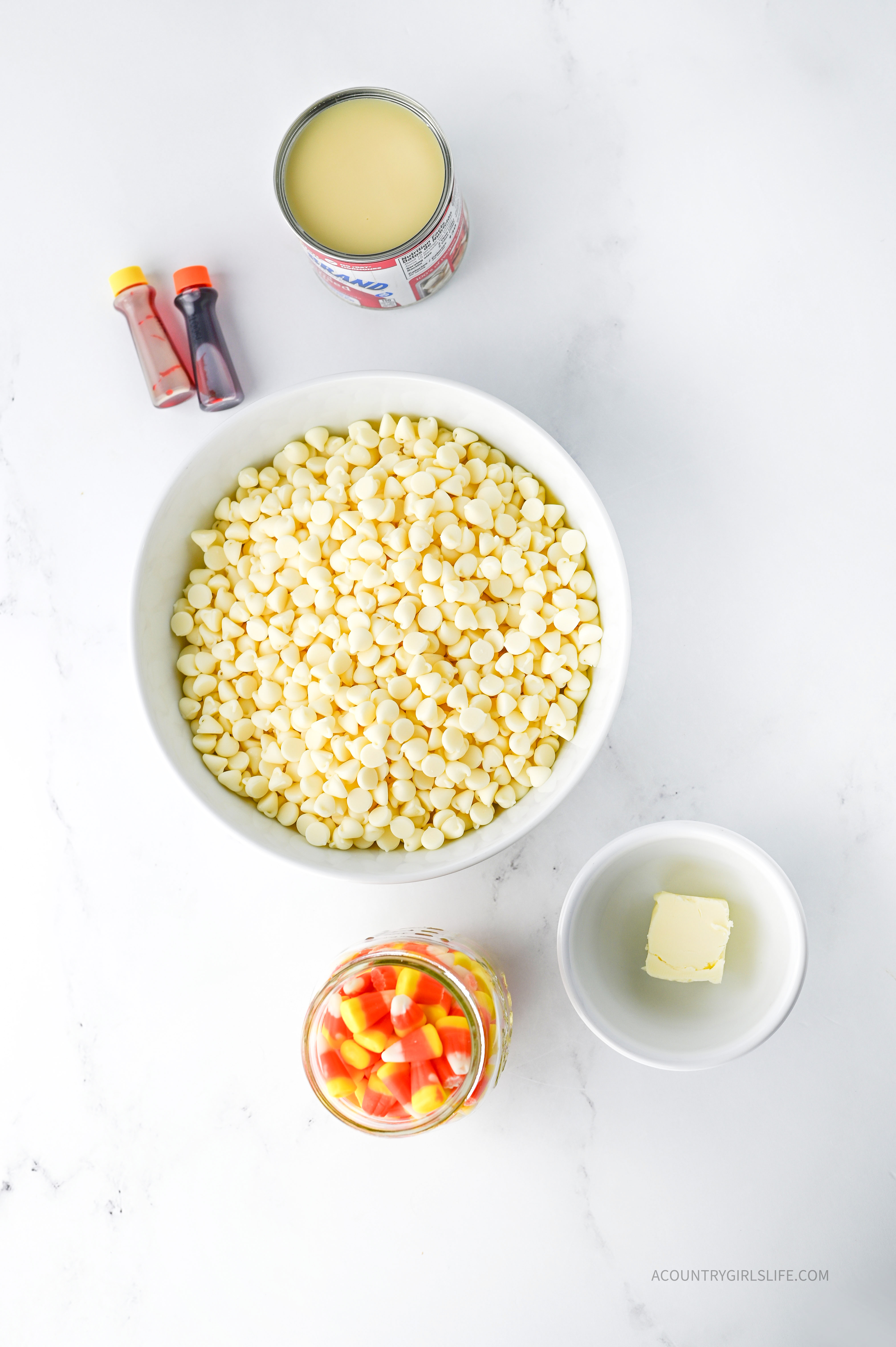Candy Corn Fudge - EASY NO BAKE! - A Country Girl's Life
