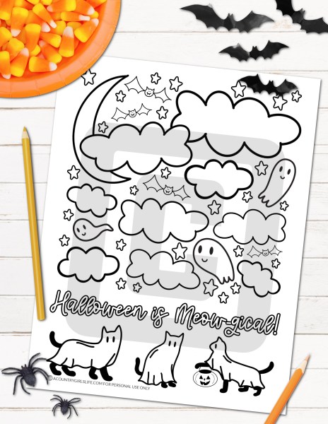 Halloween Coloring Sheets {FREE!} - A Country Girl's Life