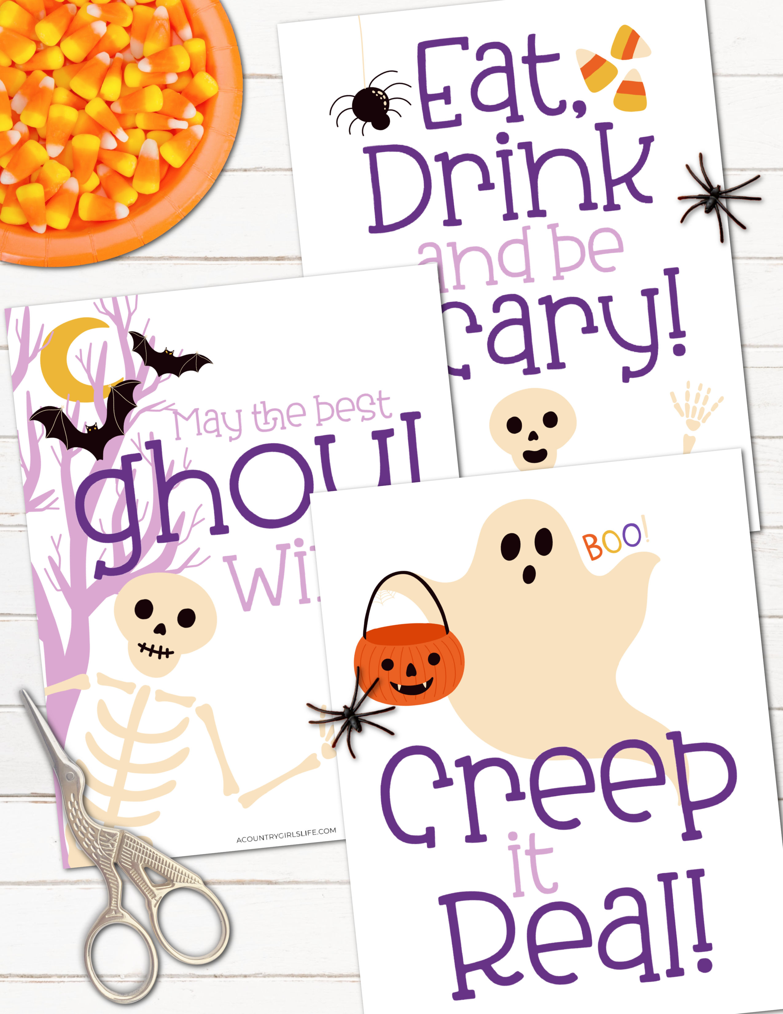 DIY Halloween Games {FREE PRINTABLES} - A Country Girl's Life