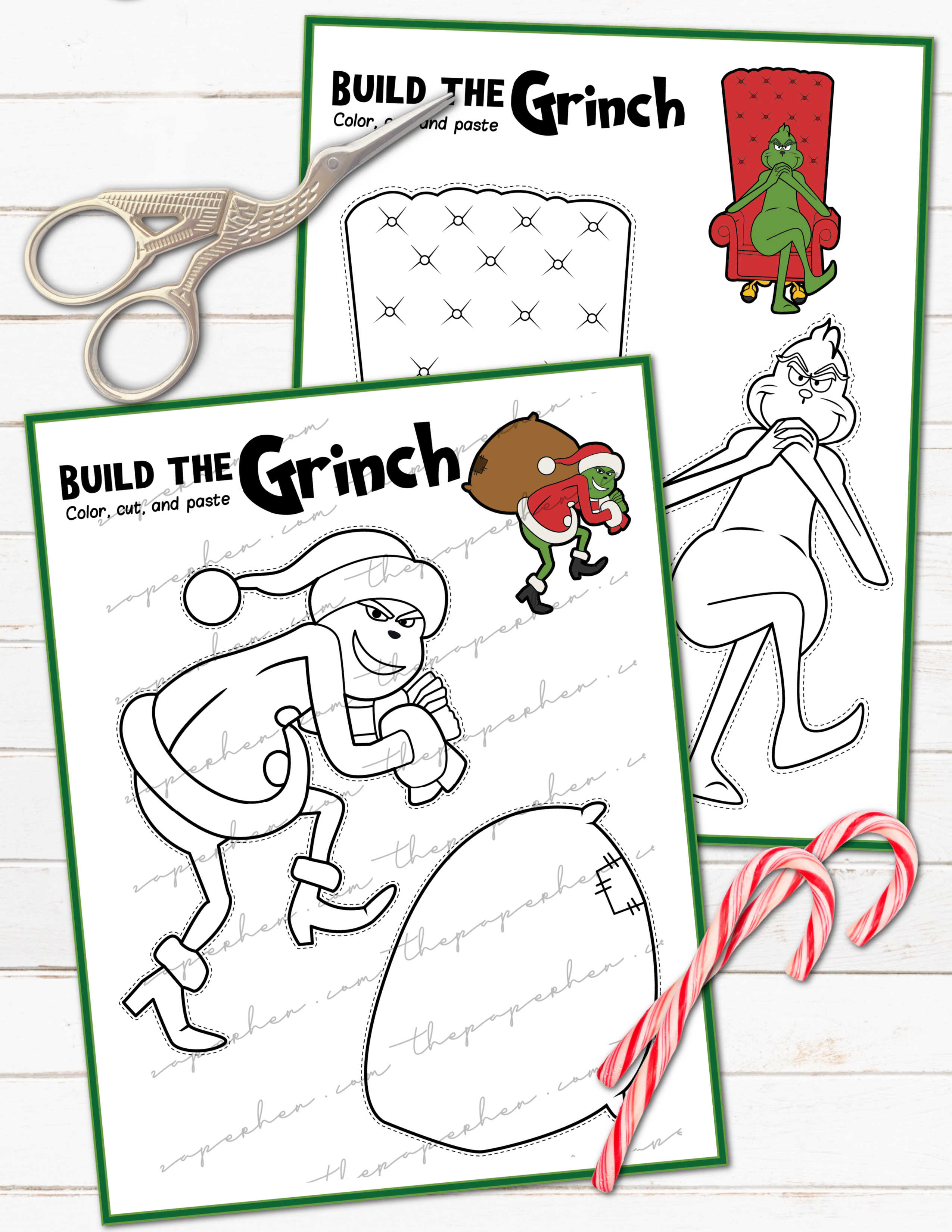 FREE Grinch Printable Activities - A Country Girl's Life