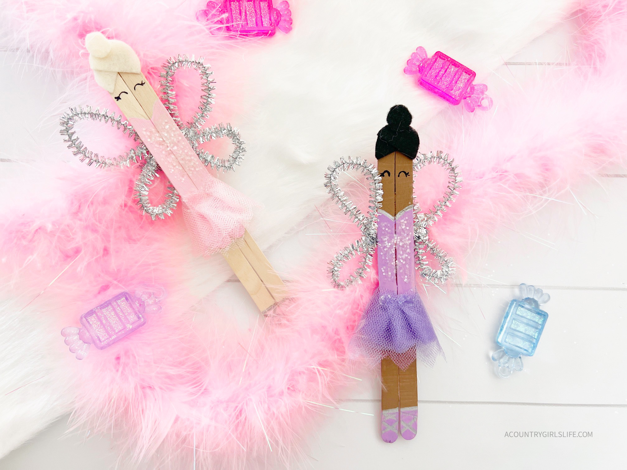 Nutcracker Ballet Craft Ideas {Sugar Plum Fairy} - A Country Girl's Life
