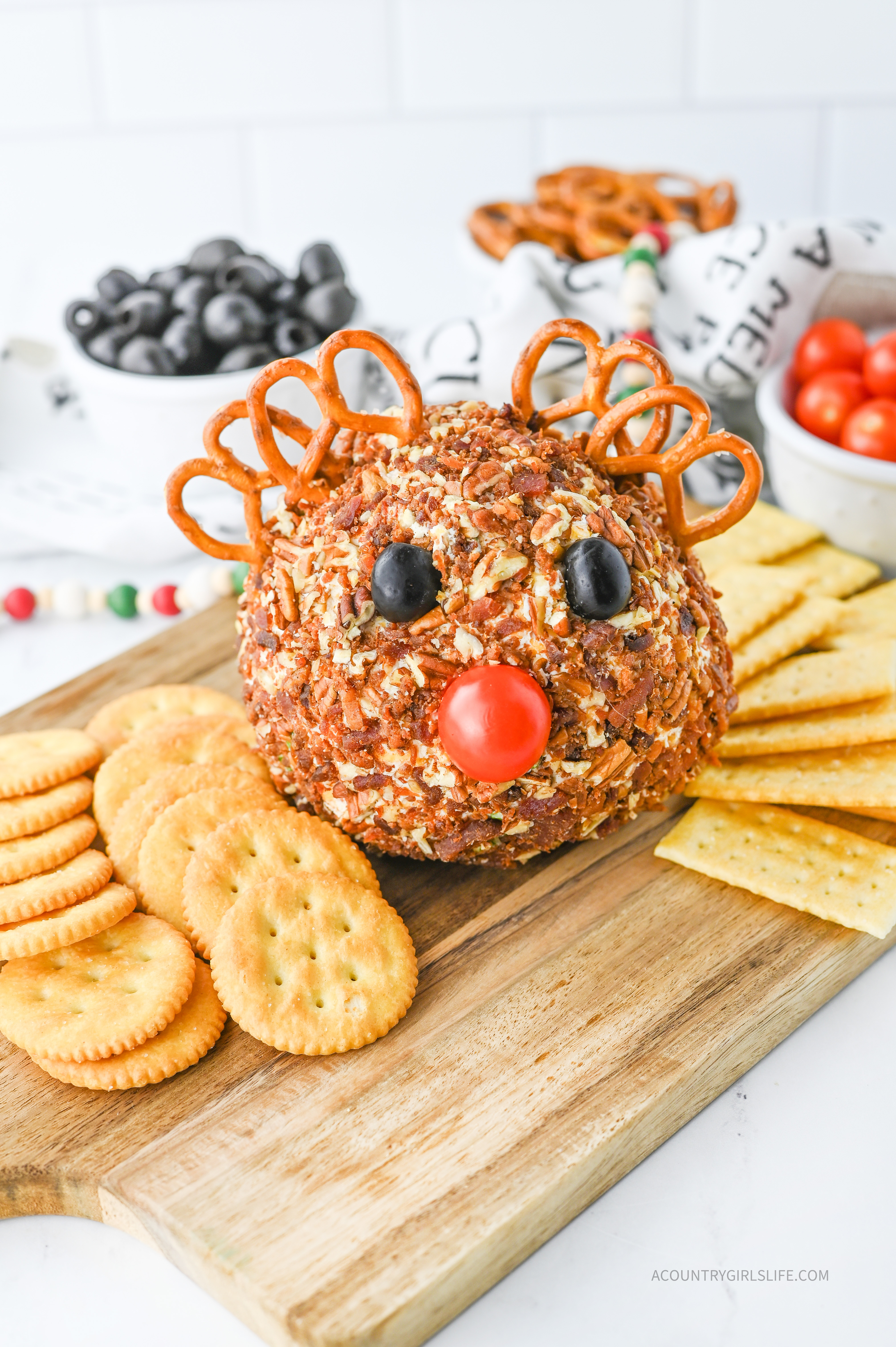 Reindeer Cheese Ball - A Country Girl's Life