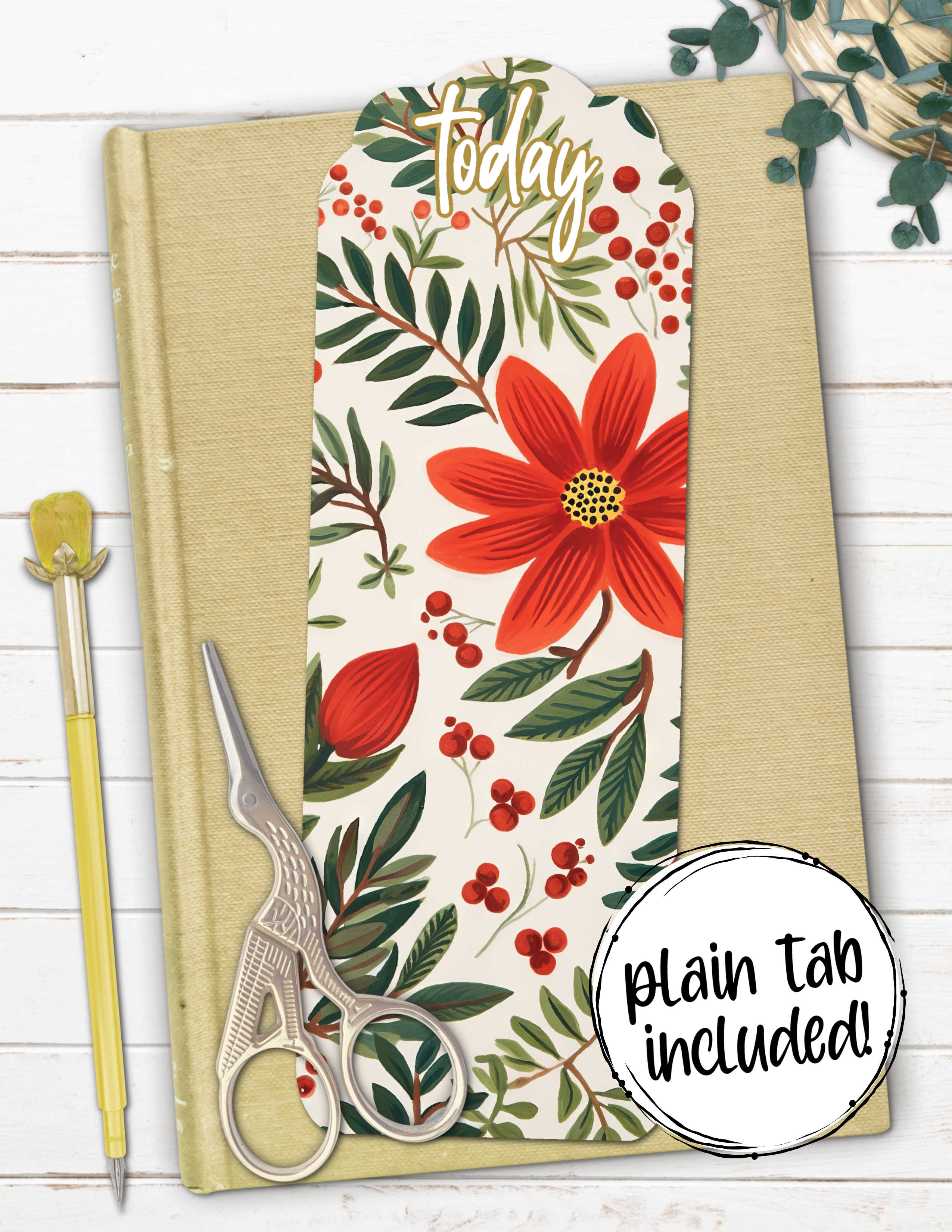 FREE Christmas Planner Page Marker - A Country Girl's Life