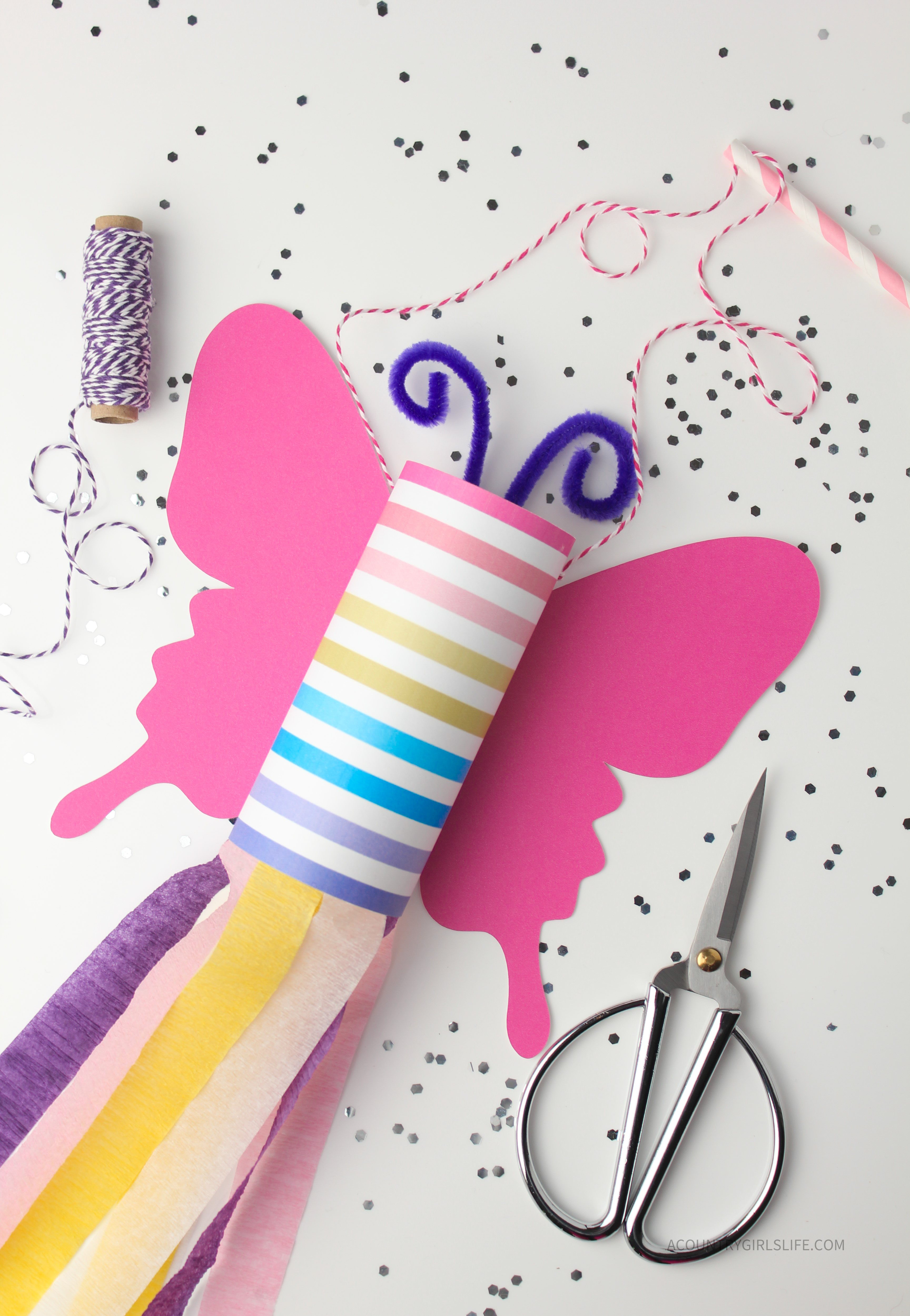 Butterfly Craft Template {FREE!} - A Country Girl's Life