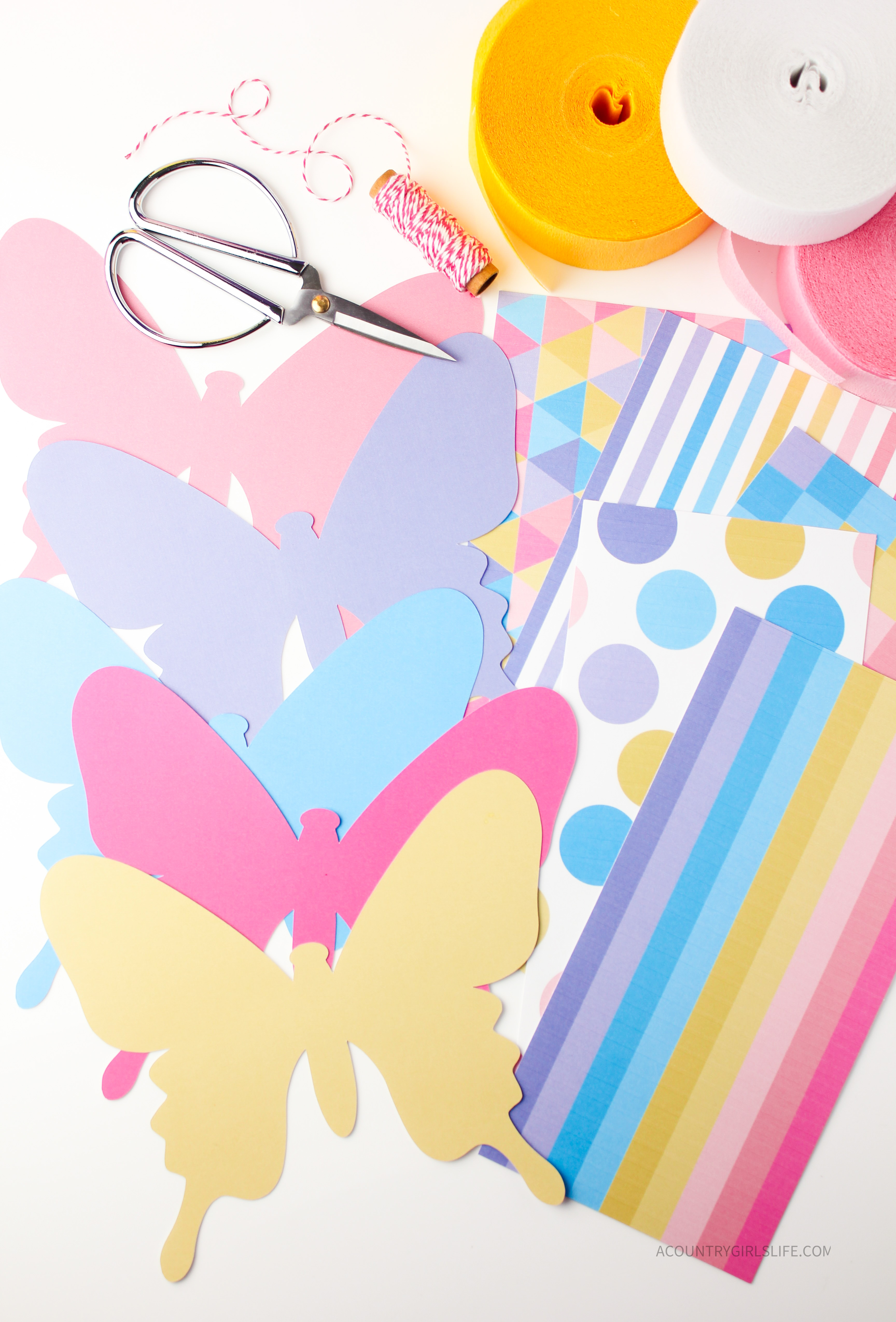 Butterfly Craft Template {FREE!} - A Country Girl's Life